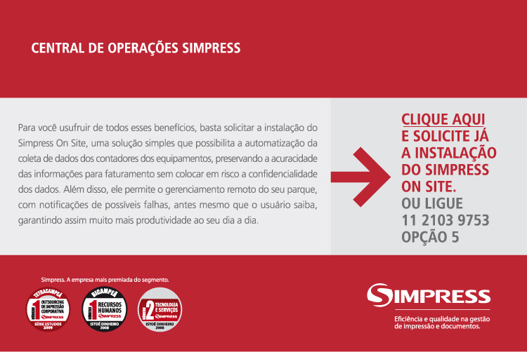 SIMPRESS - CENTRAL DE OPERAÇÕES